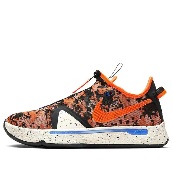 Nike Pg 'digi-camo' Sneakers - Black/orange