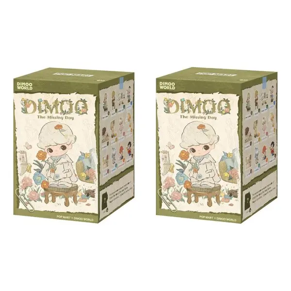 POP MART Dimoo The Missing Day Figures Blind Box Case - Multi-color