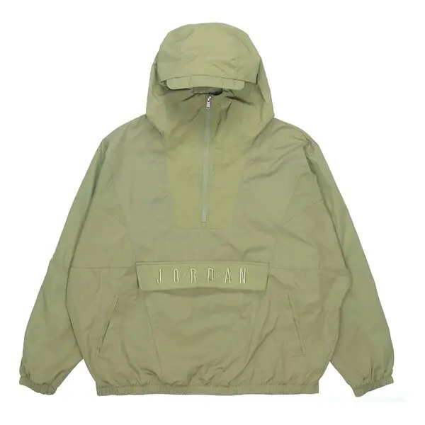 JORDAN Sport Dna Half Zip Woven Jacket - Green