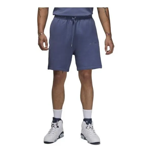 JORDAN X Wordmark "diffused " Shorts - Blue