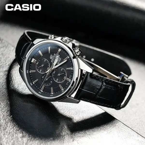 Casio Edifice Analog Watch With Sapphire Crystal And Solar Power