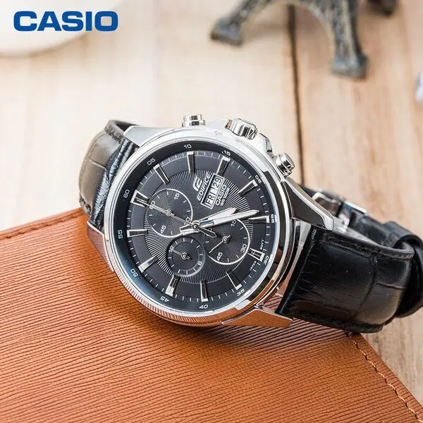 Casio Edifice Analog Watch With Sapphire Crystal And Solar Power