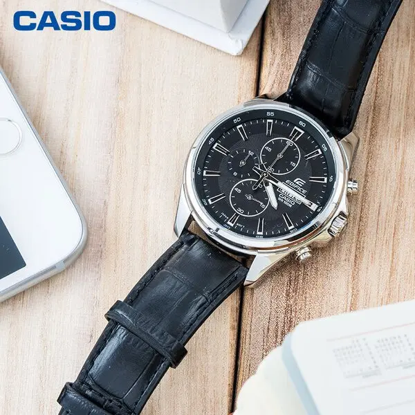 Casio Edifice Analog Watch With Sapphire Crystal And Solar Power