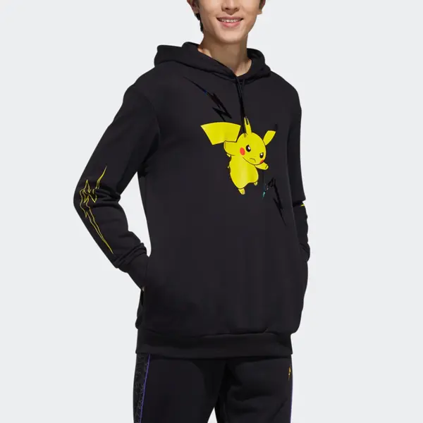 Adidas Hooded Sweatshirt With Pikachu Graphic