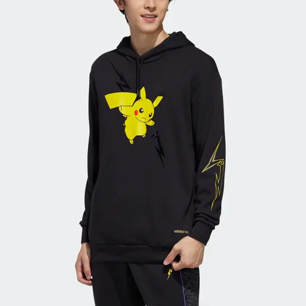Adidas Hooded Sweatshirt With Pikachu Graphic