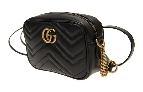 Gucci Gg Marmont Quilted Leather Messenger Bag - Black