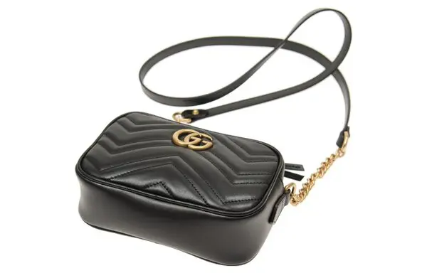 Gucci Gg Marmont Quilted Leather Messenger Bag