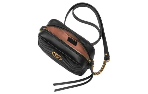 Gucci Gg Marmont Quilted Leather Messenger Bag