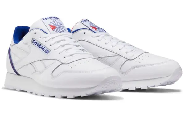 REEBOK Classic Leather Sneakers - White/blue