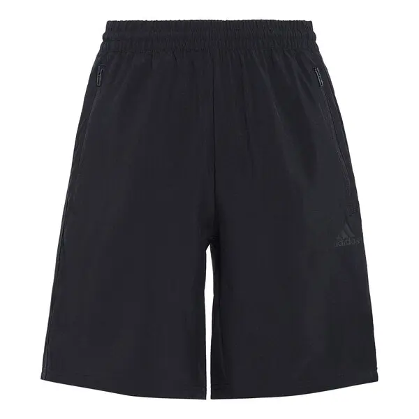 Adidas Library Logo Sports Shorts - Black