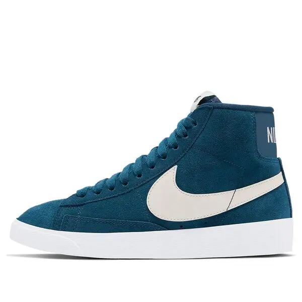 Nike Blazer Mid Vintage Suede Sneakers - Blue/white