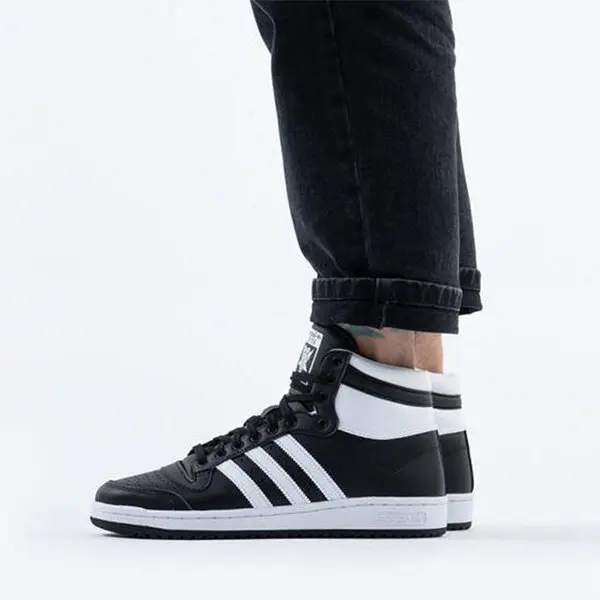 Adidas Top Ten High Top Sneakers - Black