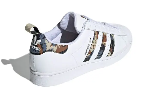 Adidas Superstar "white Savanna Camo" Sneakers