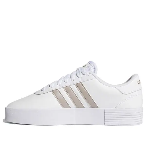 Adidas Court Bold Platinum Metallic Sneakers