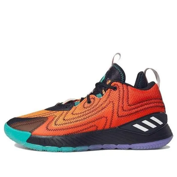 Adidas D Rose Son Of Chi 2.0 Basketball Sneakers - Orange/black