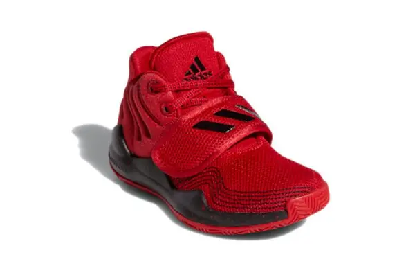 Adidas Deep Threat J Scarlet Athletic Sneakers