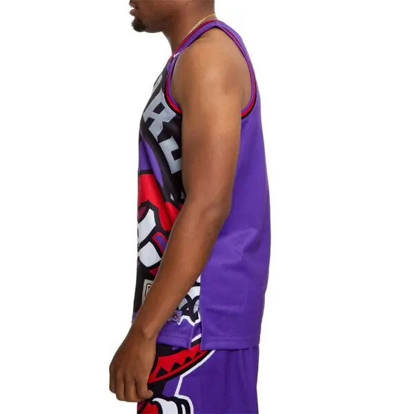 Mitchell & Ness Toronto Raptors Big Face Basketball Tank - Purple