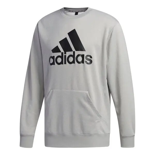 Adidas Mh Sw Crew 20 Logo Sports Crewneck - Grey