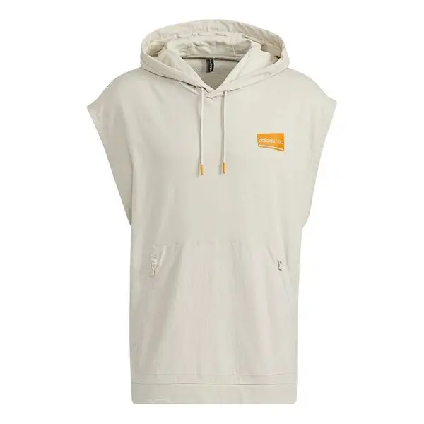 Adidas Neo Sleeveless Hoodie - Creamy