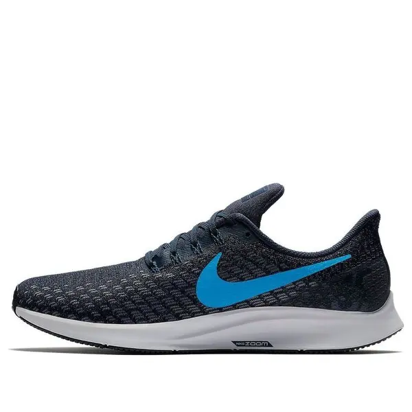 Nike Zoom Pegasus 35 Obsidian Athletic Sneakers - Black