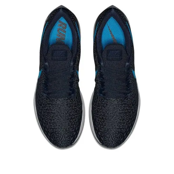 Nike Zoom Pegasus 35 Obsidian Athletic Sneakers - Black