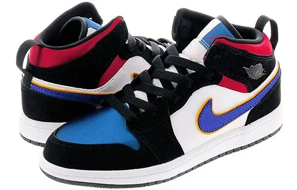 JORDAN Air 1 Mid Se "rivals" Sneakers - Blue/red/black