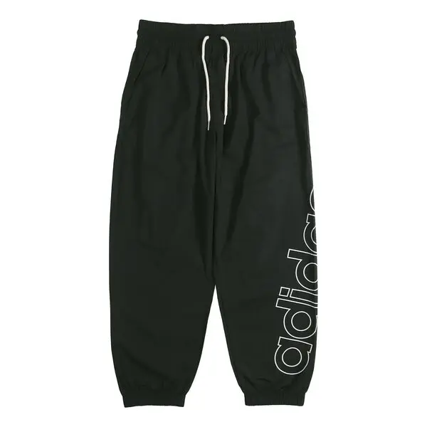 Adidas Neo Brlv Wvn Tp Logo Printing Sweatpants - Black