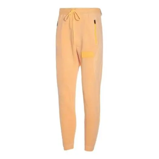 JORDAN 23 Engineered Rubber Knit Sports Pants - Orange