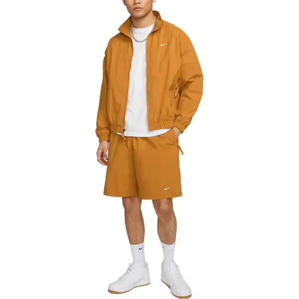 Nike Nrg Solo Swoosh Woven Track Jacket - Yellow
