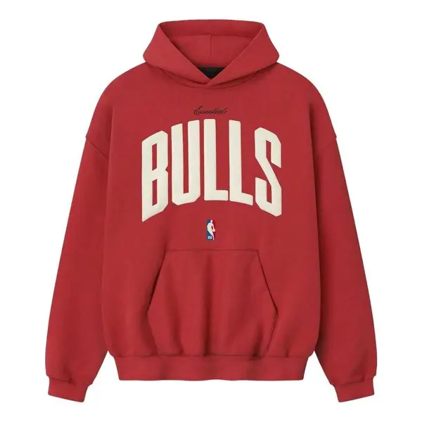 Fear Of God Bulls Hoodie - Red