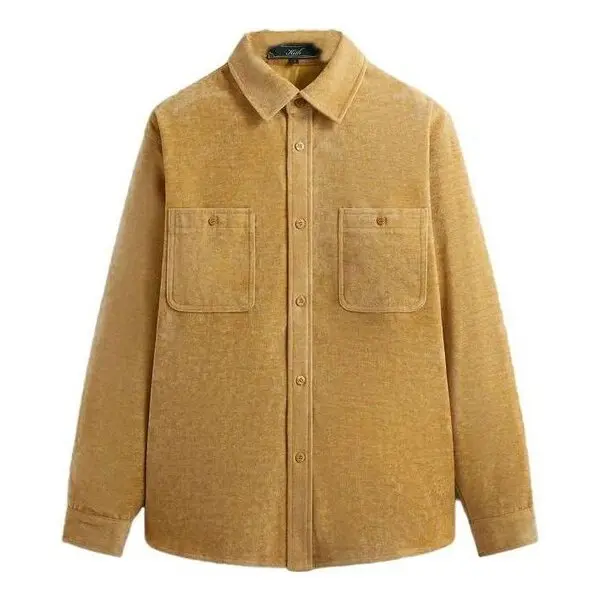 Kith Chenille Apollo Shirt 'sharp - Yellow