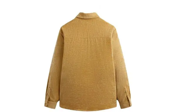 Kith Chenille Apollo Shirt 'sharp - Yellow