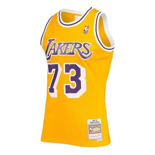 Mitchell & Ness Dennis Rodman Los Angeles Lakers 1998-99 Road Swingman Jersey - None