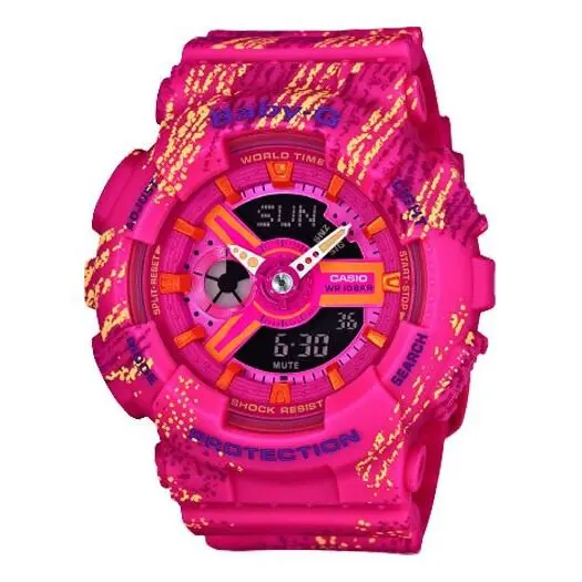 Casio Baby-g Ba-110tx-4a Shockproof Watch - Pink