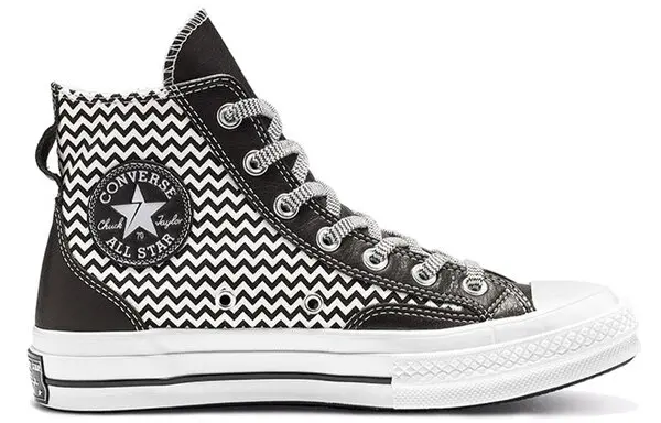 CONVERSE Chuck 70 Mission-v High Top Leather Sneakers