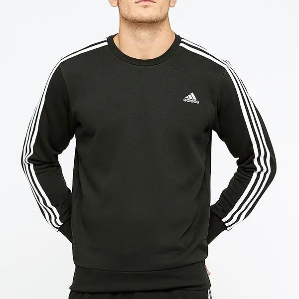 Adidas Sweatshirt With Signature Stripes