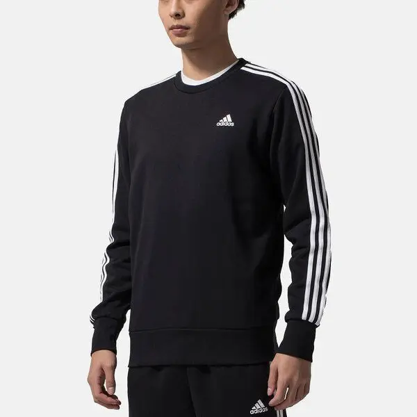 Adidas Sweatshirt With Signature Stripes