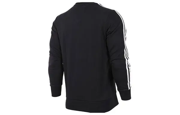 Adidas Sweatshirt With Signature Stripes - Black