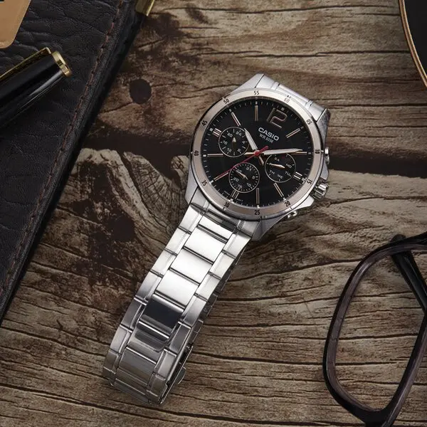 Casio Quartz Analog Stainless Steel Watch