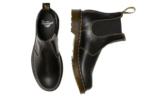 Dr. Martens 2976 Atlas Leather Chelsea Boots - Dark Grey