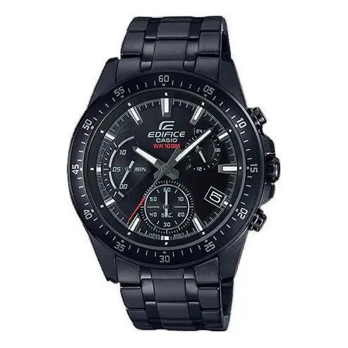 Casio Edifice Stainless Steel Chronograph Watch - Black