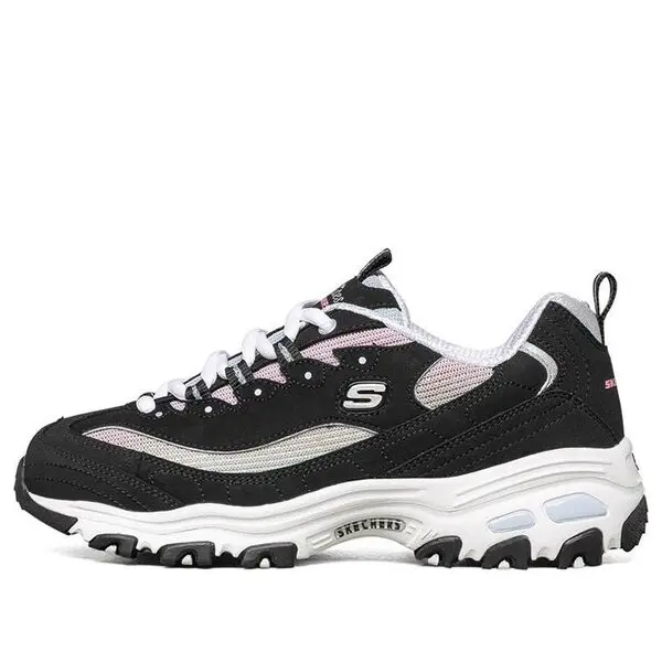 Sketchers D'lites 1.0 Low Top Sneakers - Black