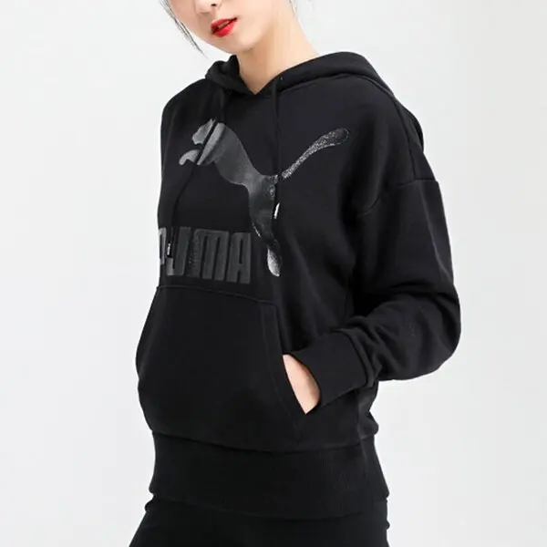 PUMA Classics Logo Hoodie - Black