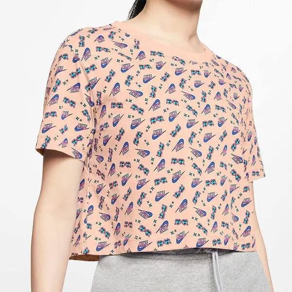 Nike As W Nsw Ss Crop Summer Fun 2 Tee