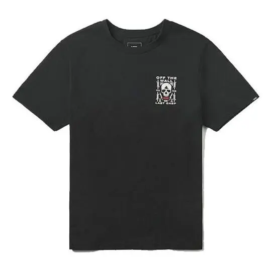 VANS Casual Sports Skeleton Printing Short Sleeve