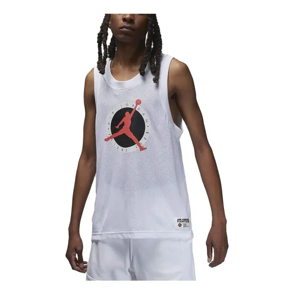 JORDAN Flight Mvp Mesh Jersey - White