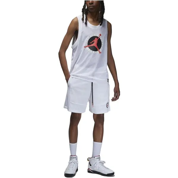 JORDAN Flight Mvp Mesh Jersey - White