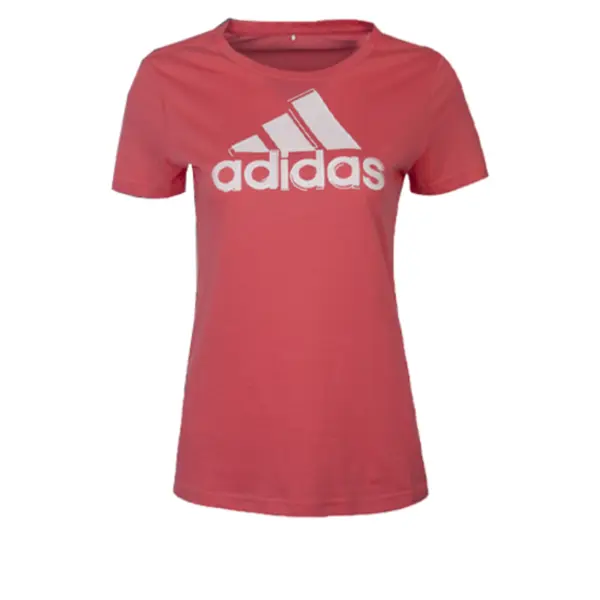 Adidas Logo Casual T-shirt - Red/white