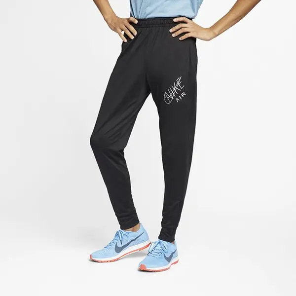 Nike Hollow Out Alphabet Logo Pattern Knit Sports Long Pants