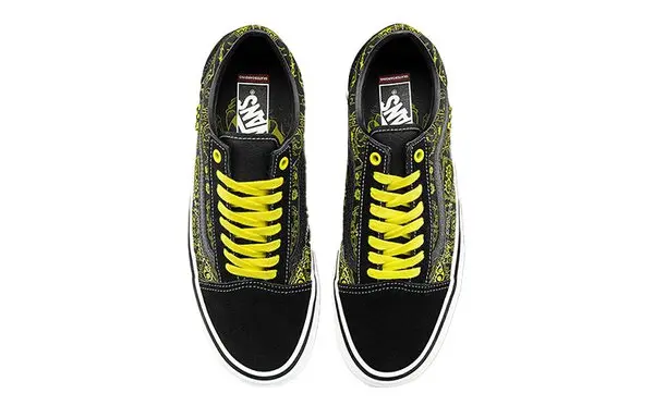 VANS Skate Old Skool "black Yellow" Collaboration - Black/yellow